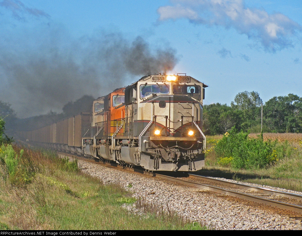 BNSF 9655, CP's Tomah Sub. { WOW}